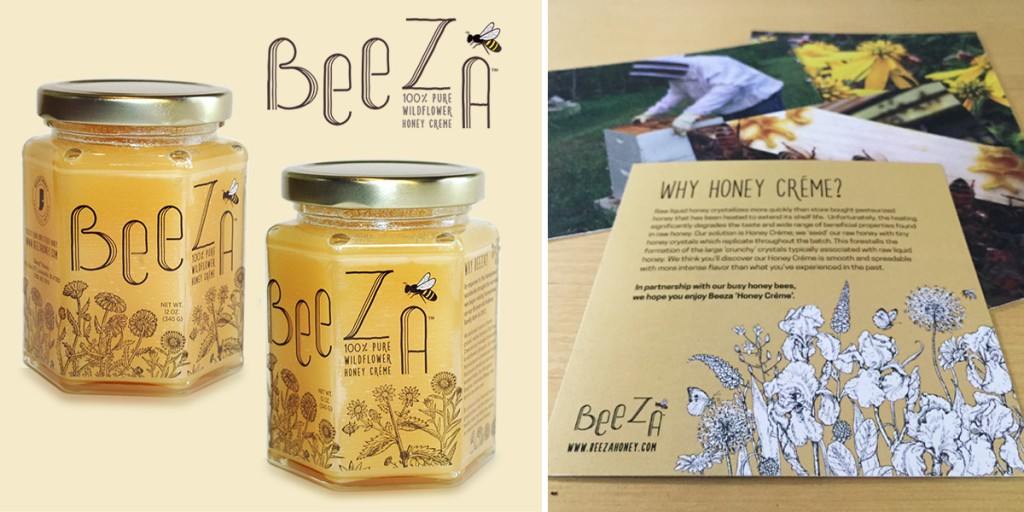 Beeza Honey Jar Labels - Muffinman Studios